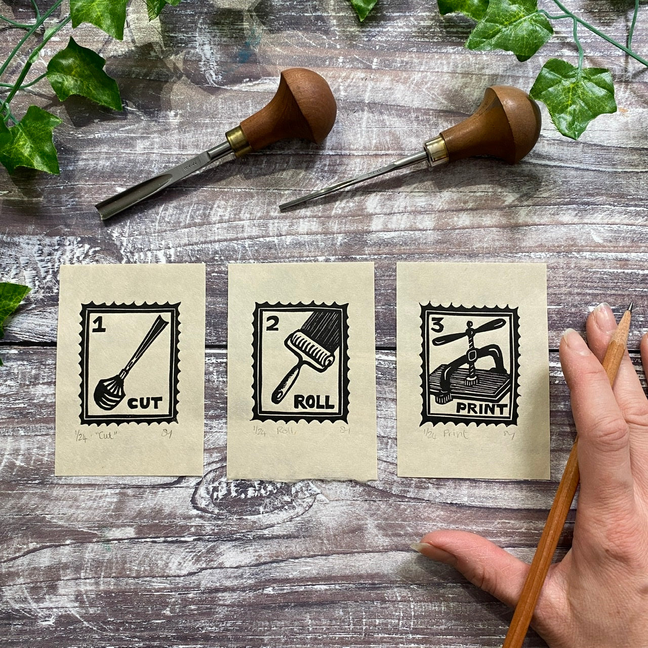 The Linocut ‘Stamp’ Collection