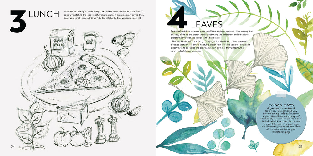 Sketchbook Challenge: 100 Prompts for Daily Drawing (Book)